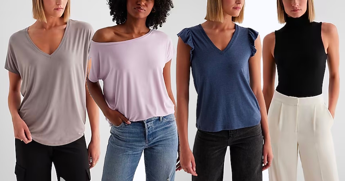 Buy One Get One 50% Off Essentials Tees and Tanks at Express - The ...