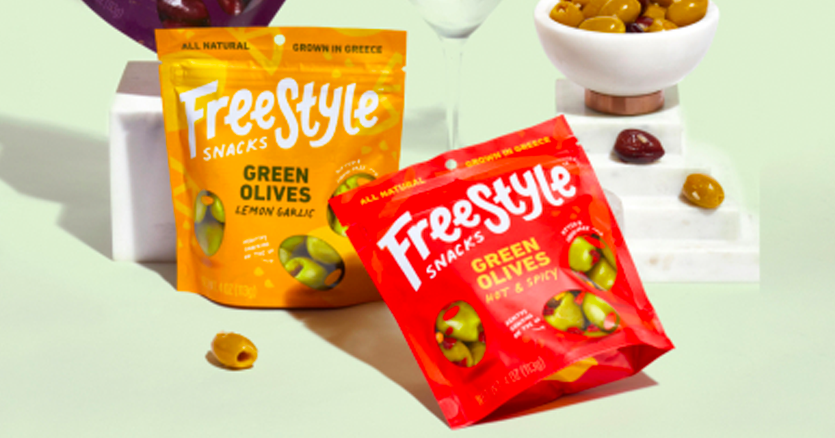 Possible Free Freestyle Snacks Natural Greek Olive Snacks with Social ...