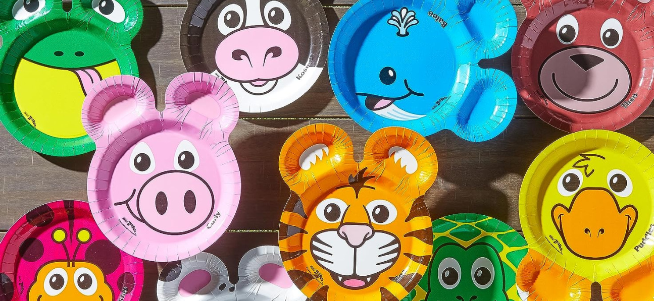 Hefty Zoo Pals Plates Only $5 on Amazon - The Freebie Guy® ️️️