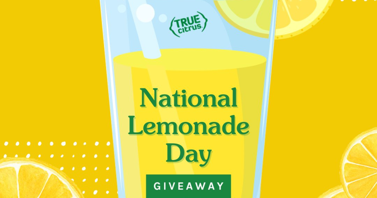 True Lemon National Lemonade Giveaway - The Freebie Guy®
