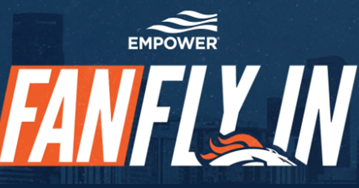 Broncos and Empower Fan Fly In Sweepstakes - The Freebie Guy®