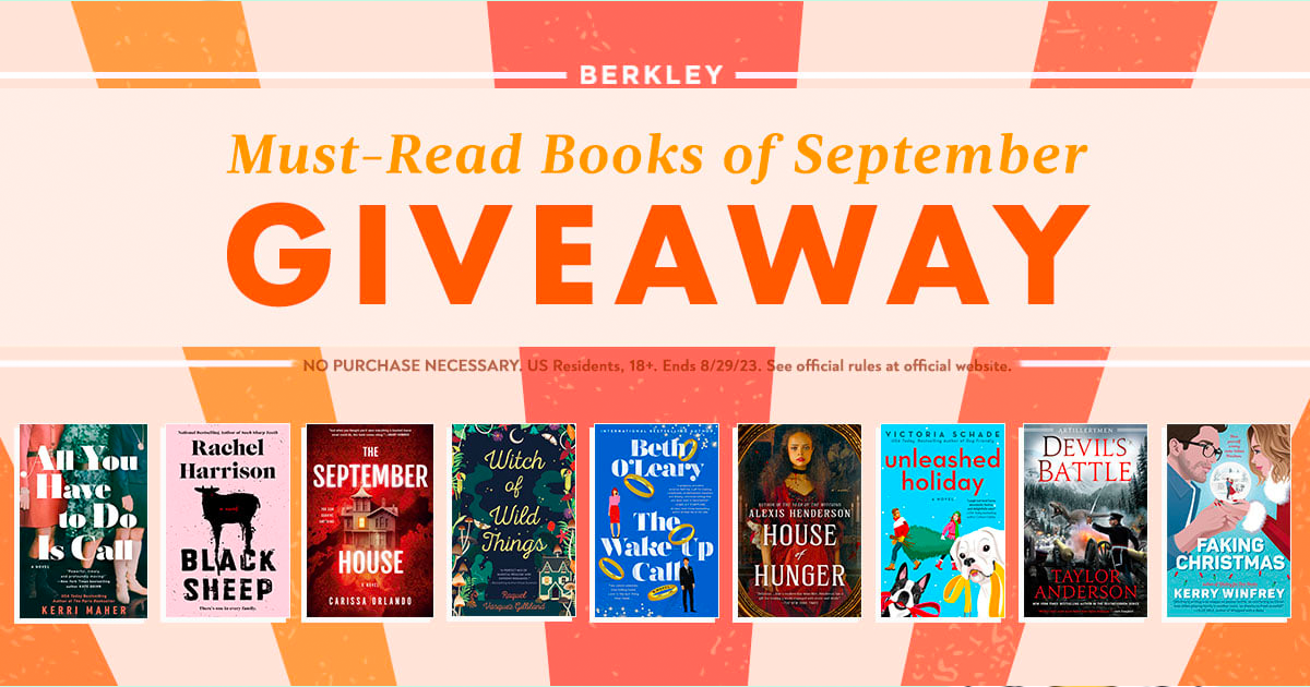 Must Reads of September Sweepstakes - The Freebie Guy®
