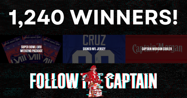 CAPTAIN MORGAN “FOLLOW THE CAPTAIN” SWEEPSTAKES & INSTANT WIN GAME - The Freebie Guy®