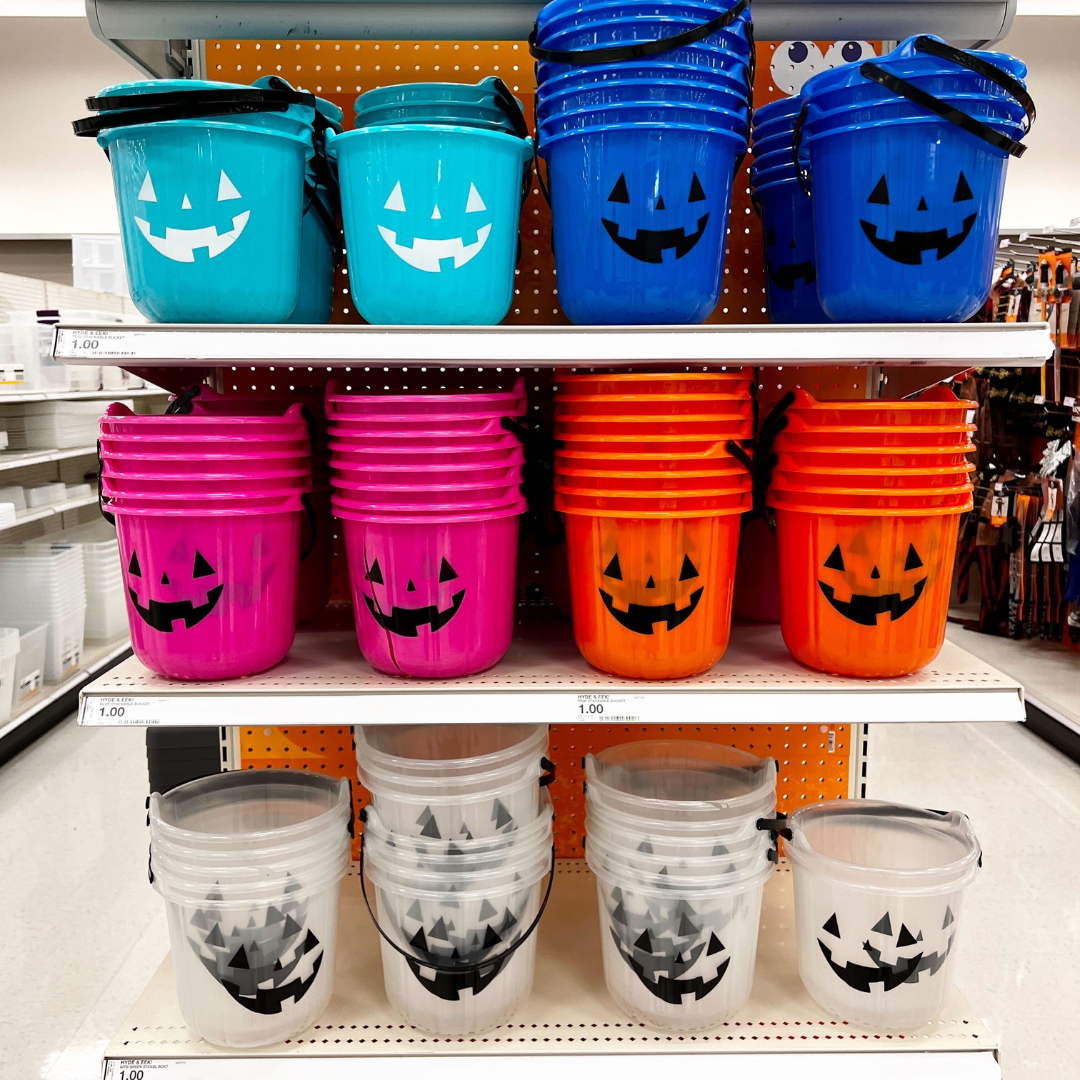 Halloween Bucket Pails Only 70¢ Each With GLOW IN THE DARK STYLES - The ...
