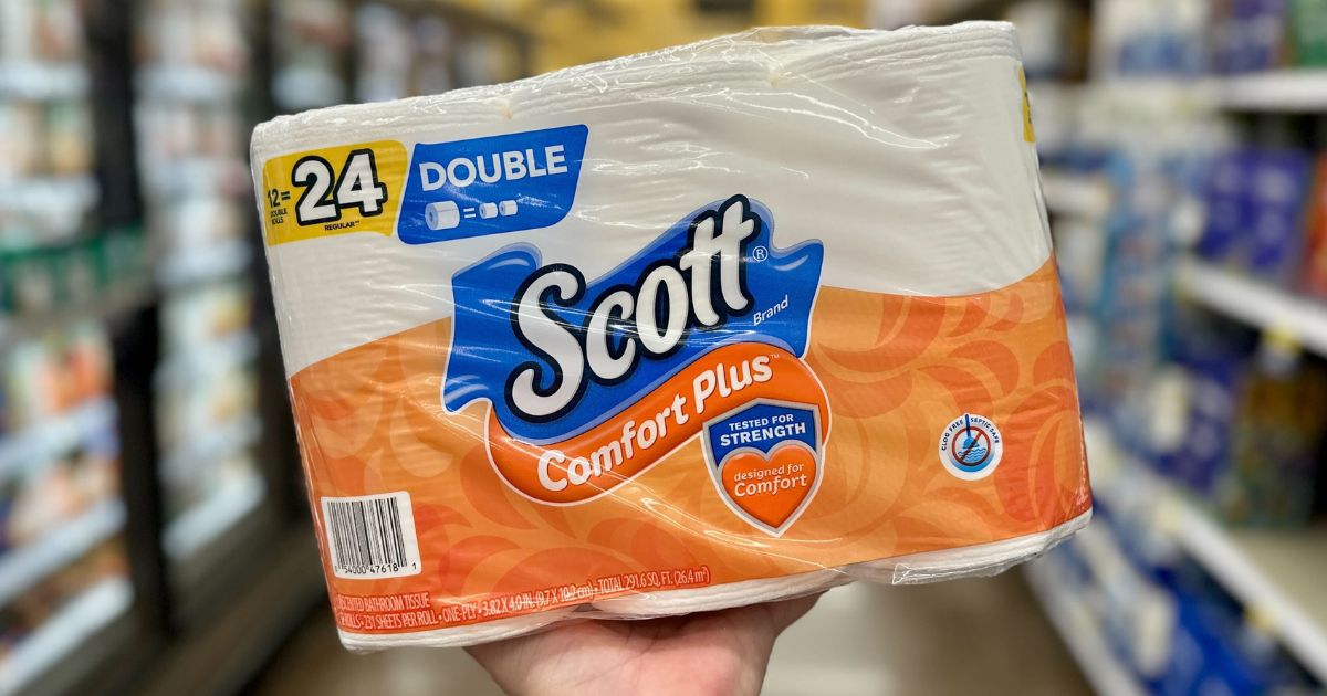 Price Drop! Scott ComfortPlus Toilet Paper 12 Double Rolls Just $4.69 ...
