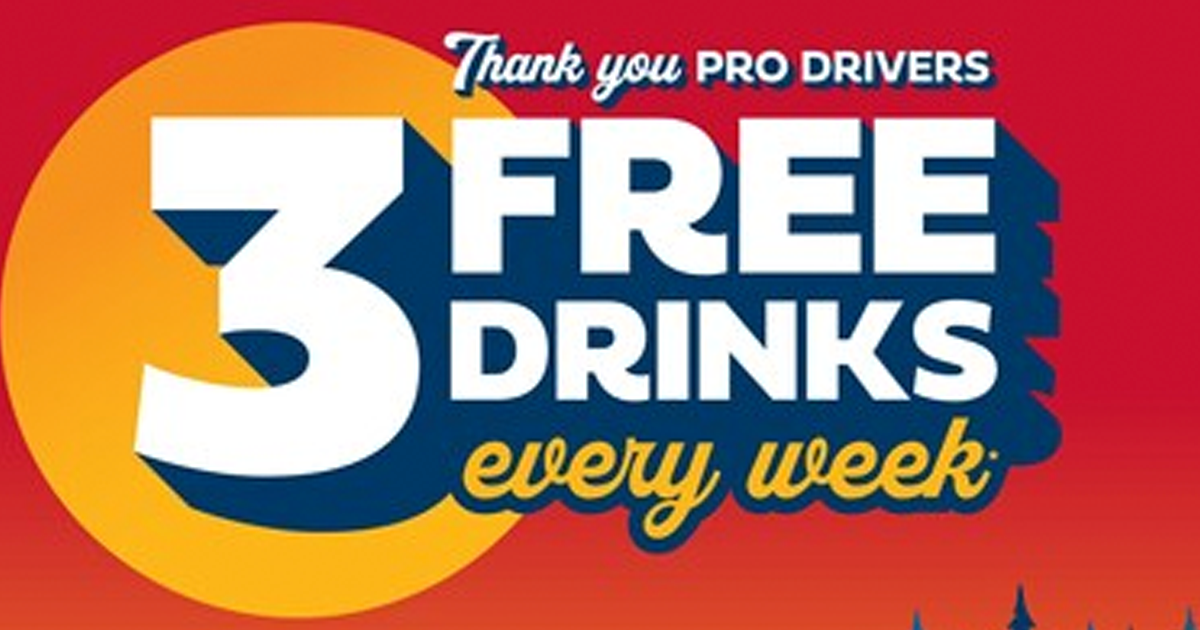 3 FREE Drinks PER WEEK at Pilot Flying J and One9 Locations for Pro ...