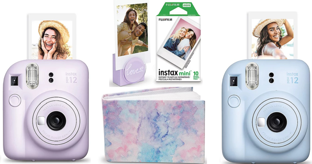 Fujifilm Instax Mini 12 Instant Print Camera w/ Film & Accessories Just ...