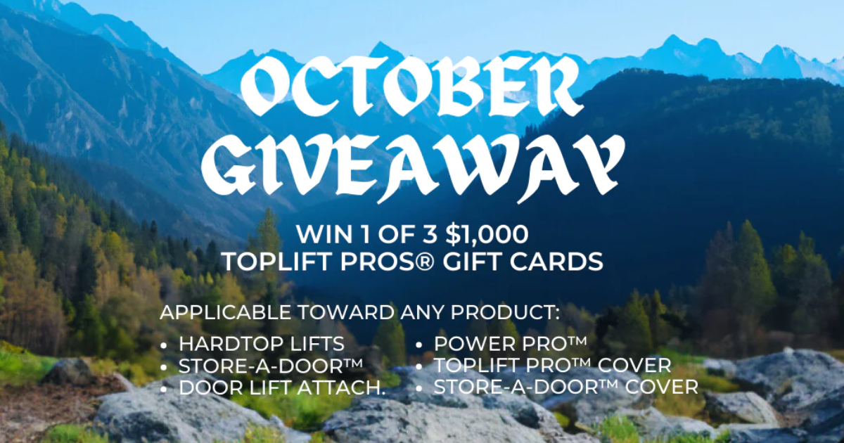 TopLift Pros October Giveaway - The Freebie Guy®
