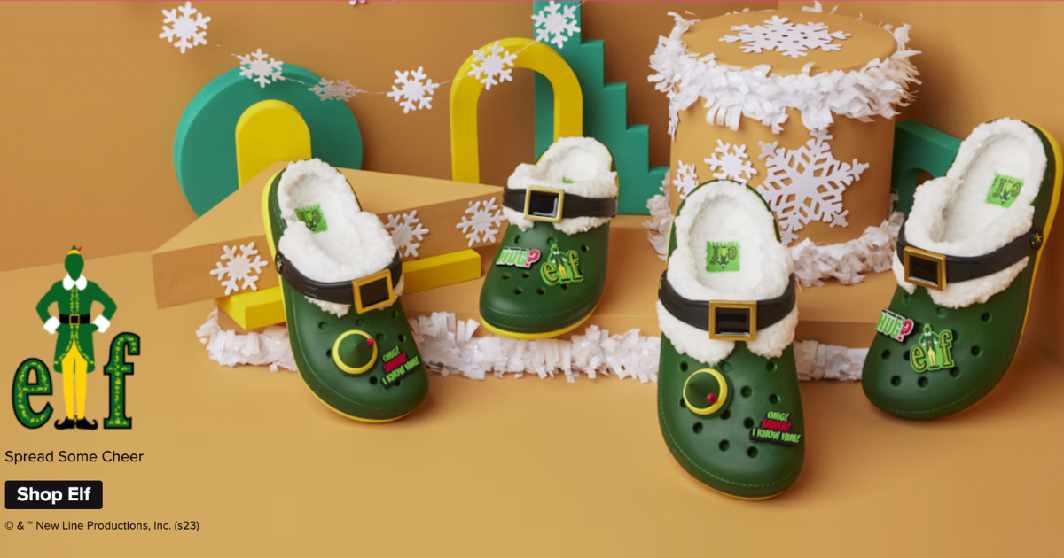 Limited Edition Elf Crocs Available Now! - The Freebie Guy® ️️️
