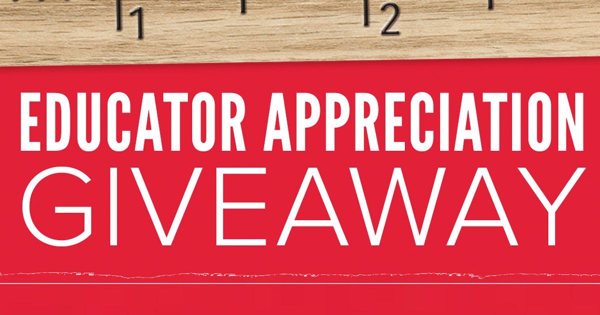 Half Priced Books Educator Appreciation Giveaway - The Freebie Guy®