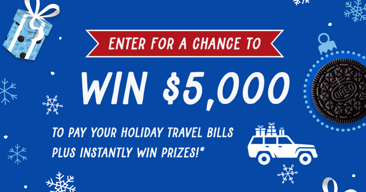 OREO Holiday Instant Win Game & Sweepstakes - The Freebie Guy®