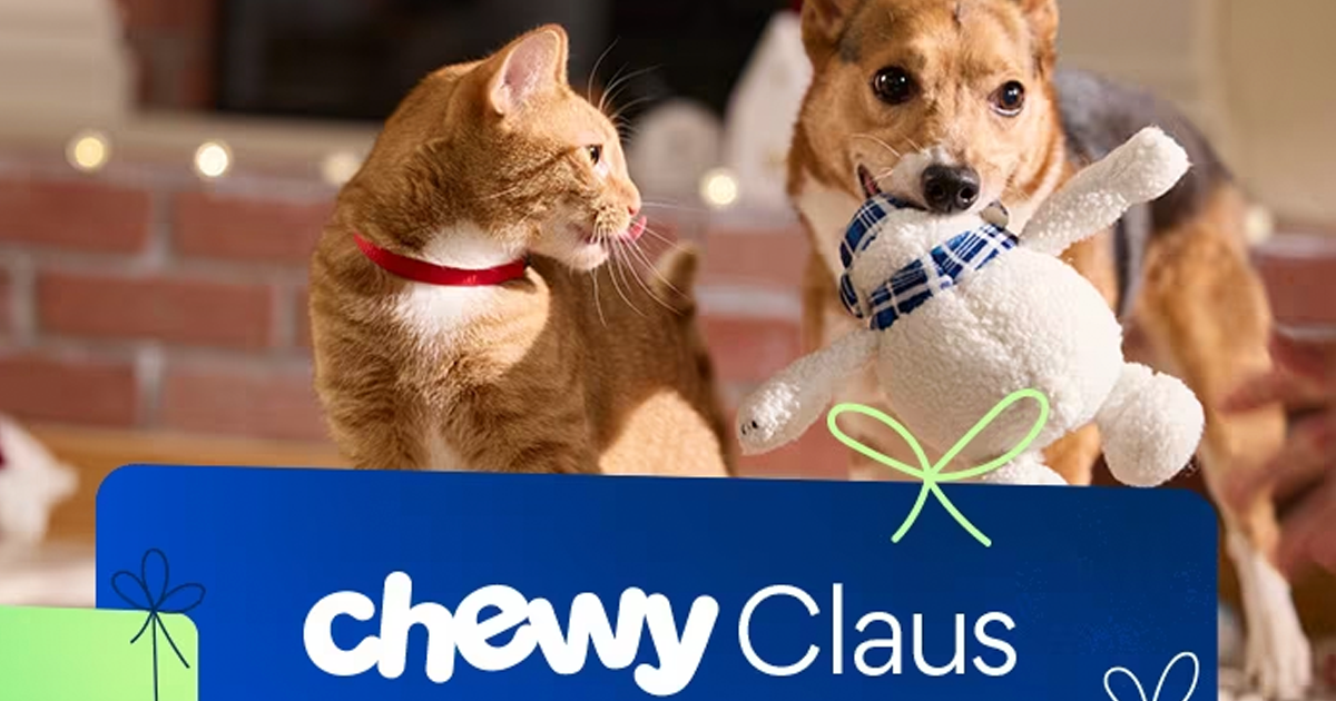 Chewy Claus Sweepstakes - The Freebie Guy®
