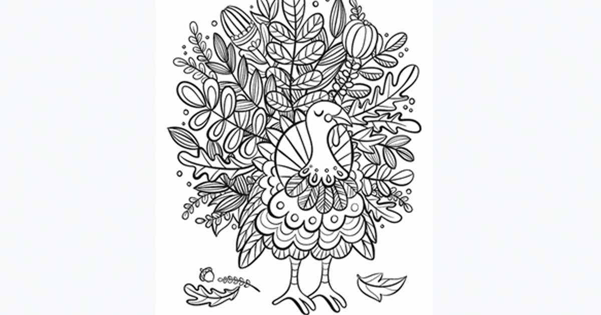 Free Printable Holiday Coloring Sheet from Crayola - The Freebie Guy® ️️️