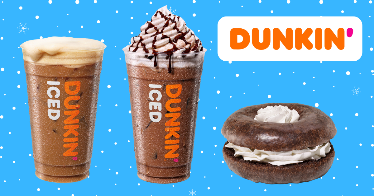 Dunkin's New Winter Menu is Back - Lava Cake Coffee, Whoppie Pie Donut ...