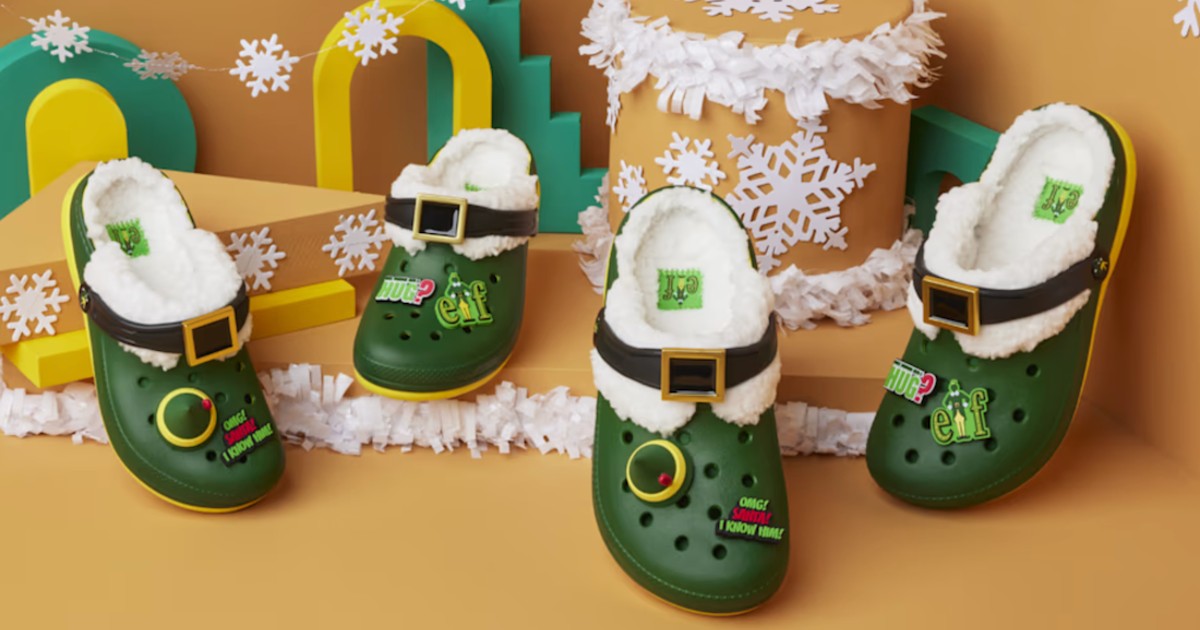 Elf x Crocs Classic Fuzz-Lined Clogs on Sale at Journeys! - The Freebie ...