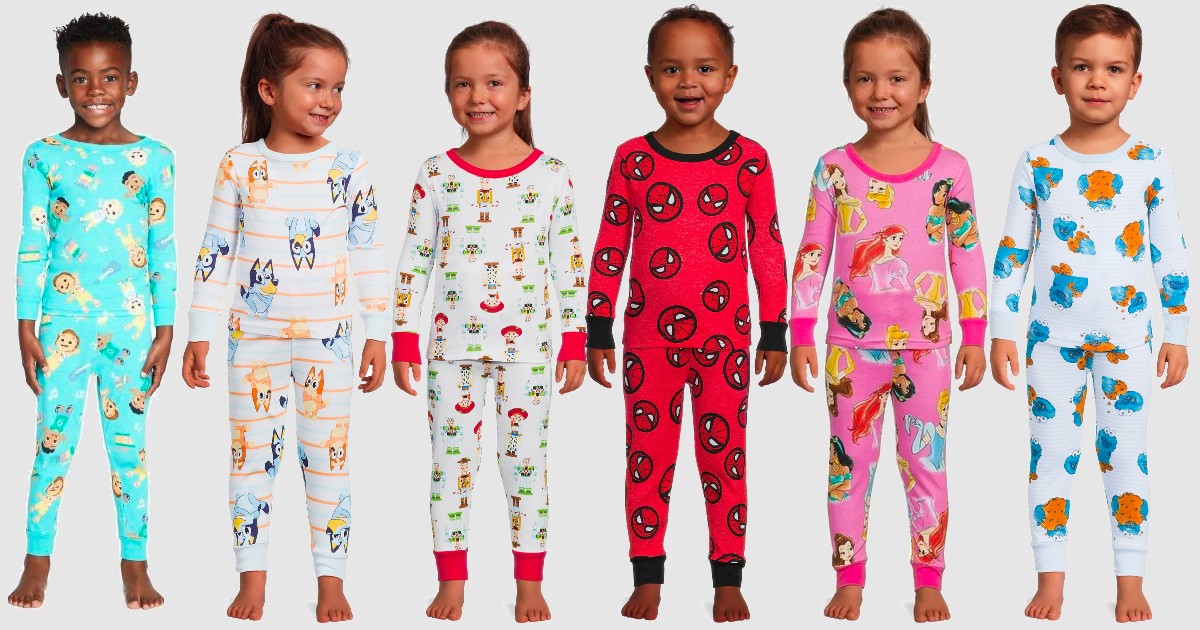 Disney Kids 2-Piece Pajama Sets Only $7 at Walmart - The Freebie Guy® ️️️