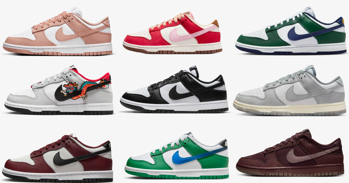 Nike Dunk Low Sneakers - New Colors + Lots Restocked - The Freebie Guy®
