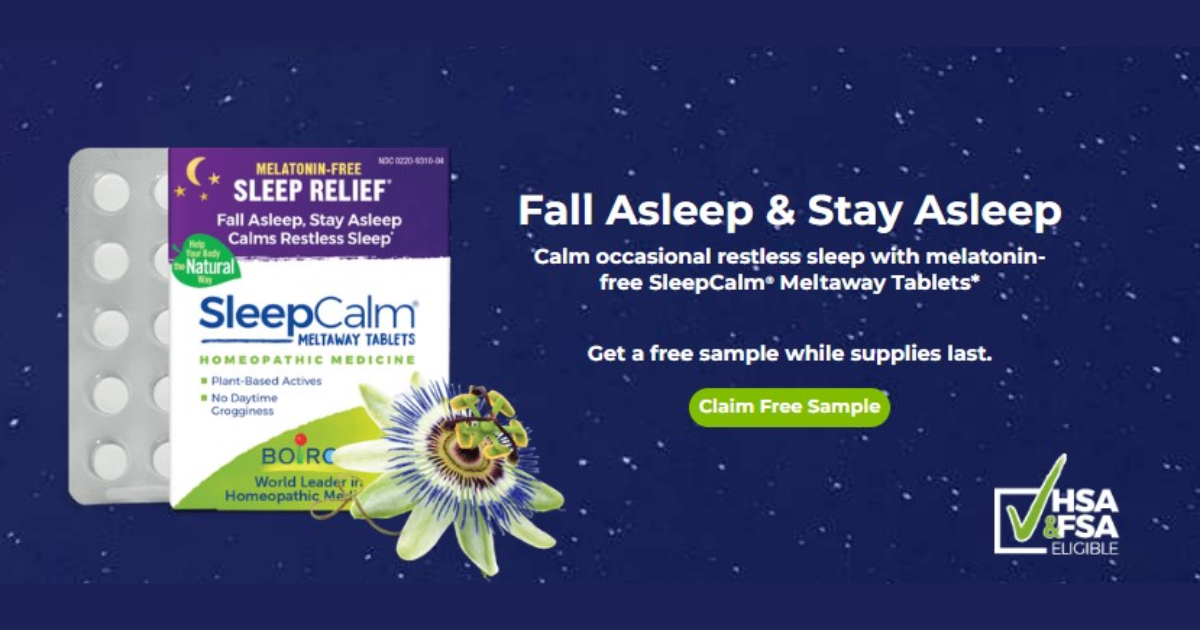 Free SleepCalm Meltaway Tablets Samples - The Freebie Guy: Freebies ...