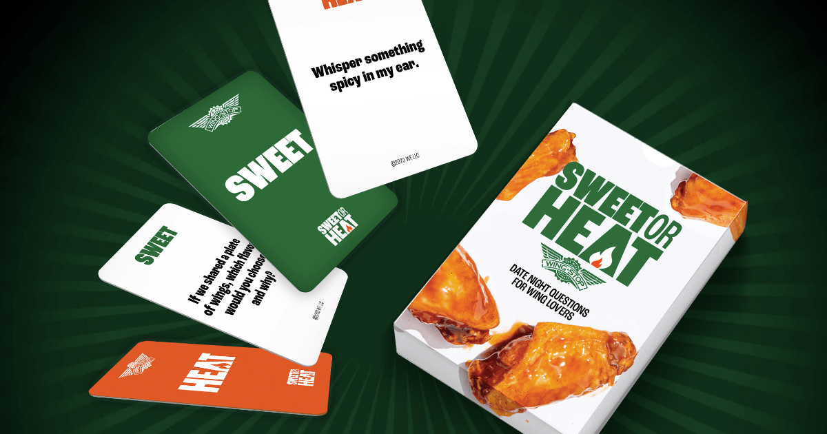 Free Sweet or Heat Card Game from Wing Stop on December 7th! - The ...