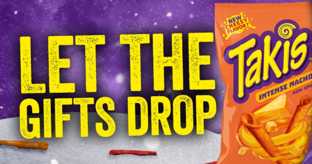 Takis Let the Gifts Drop Holiday Sweepstakes - The Freebie Guy®