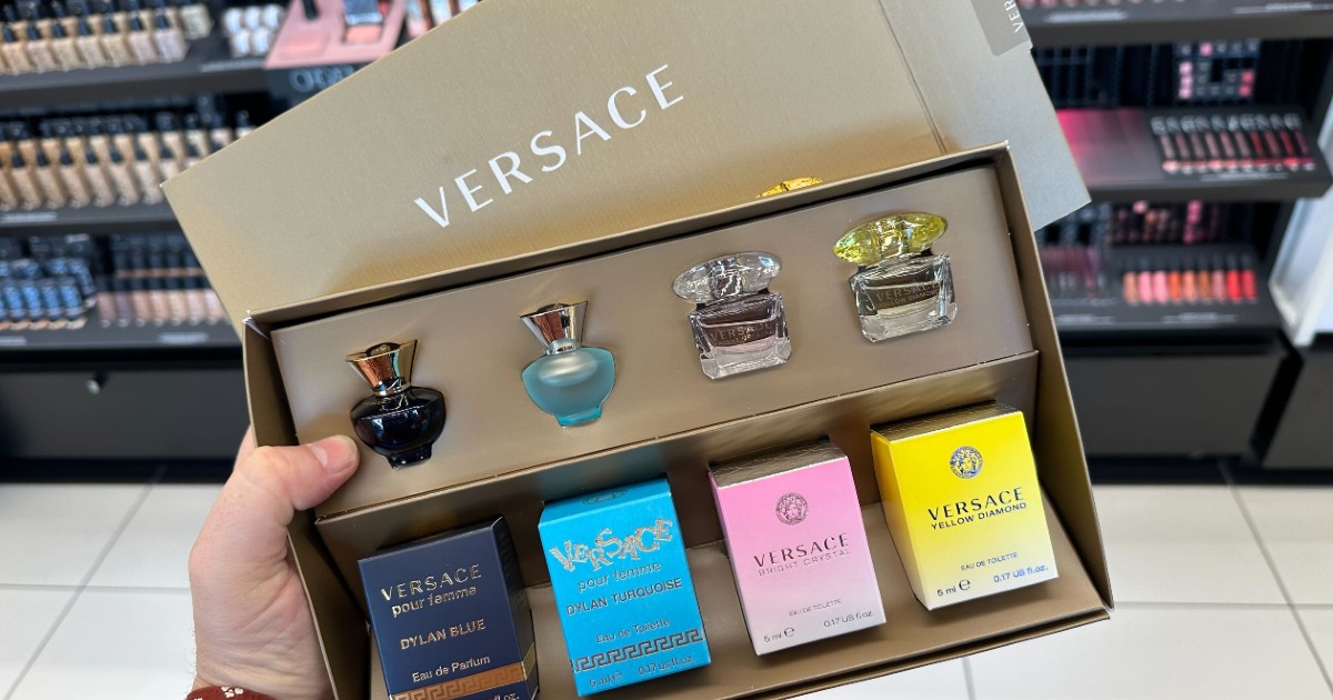 Versace Mini Deluxe 4-Piece Perfume Set Only $28 at Sephora + Free ...