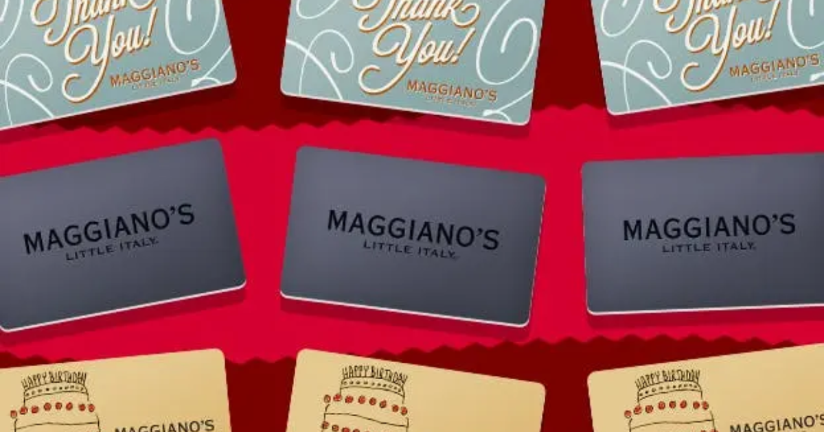 Maggiano’s National Use Your Gift Card Day Giveaway - The Freebie Guy®