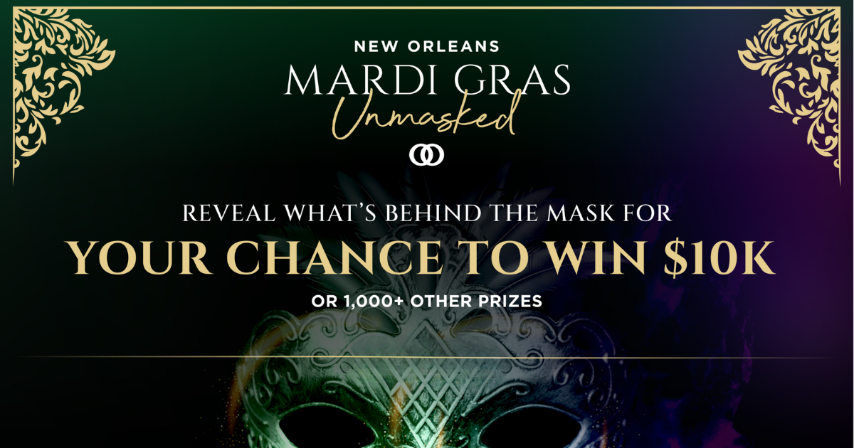 Mardi Gras Unmasked Instant Win Game - The Freebie Guy®