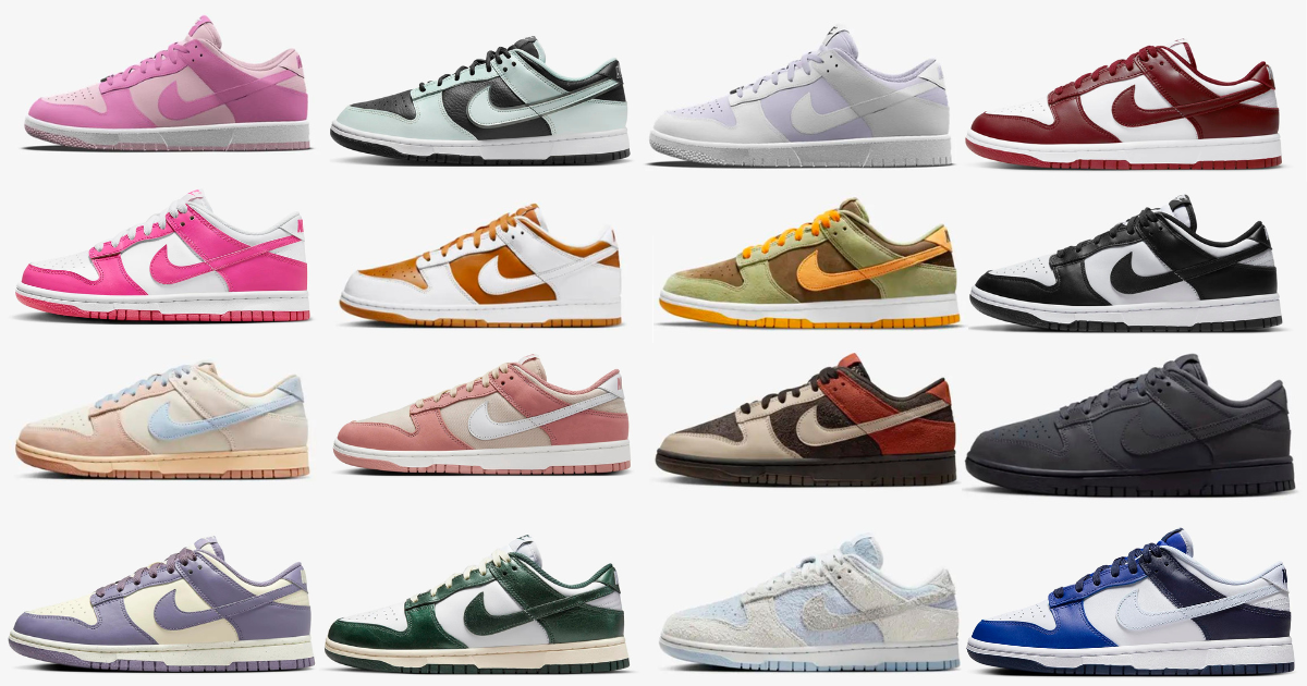 Nike Dunk Low Sneakers - New Colors + Lots Restocked - The Freebie Guy® ️️️