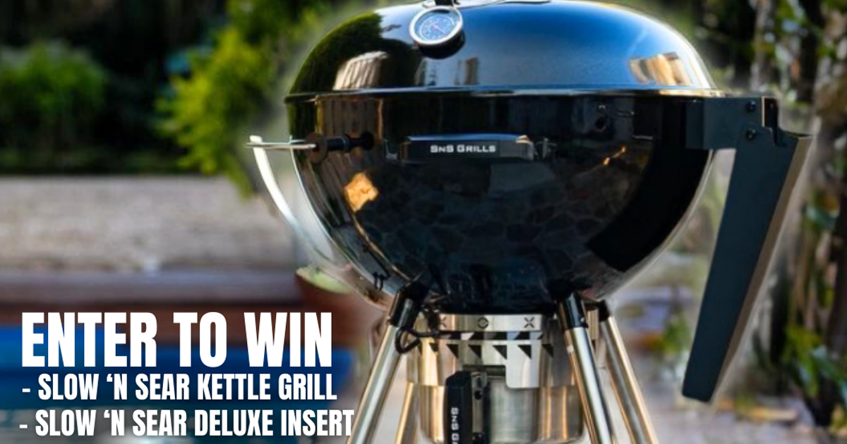 Slow 'N Sear Kettle Grill Giveaway - The Freebie Guy®