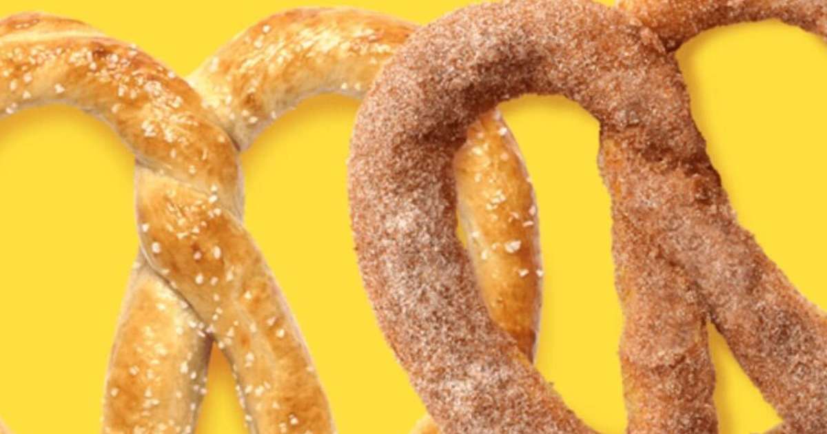 Free Pretzel at Wetzel Pretzel - The Freebie Guy® ️️️