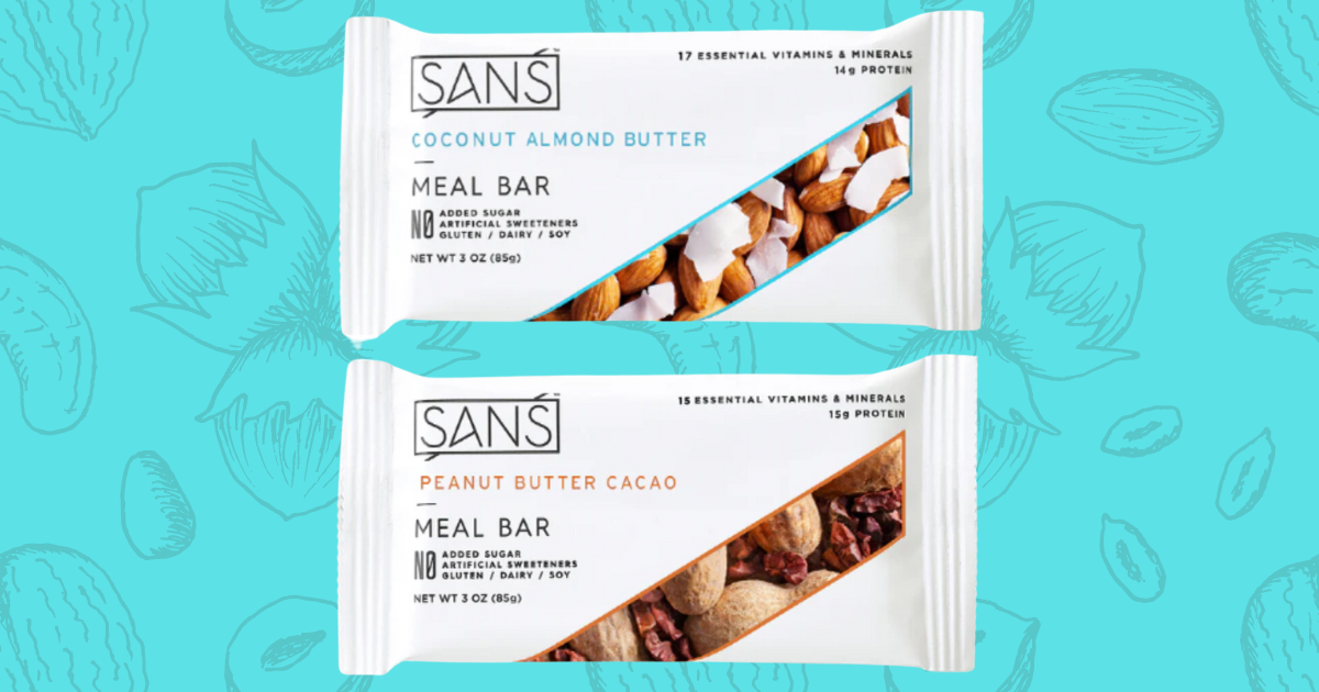 Free SANS Meal Bar Samples - The Freebie Guy® ️️️