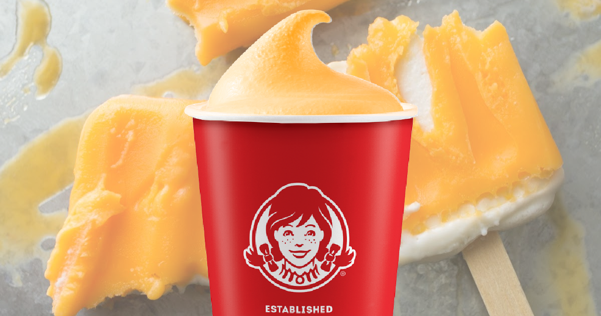 Wendy's Orange Dreamsicle Frosty Available Now - The Freebie Guy® ️️️
