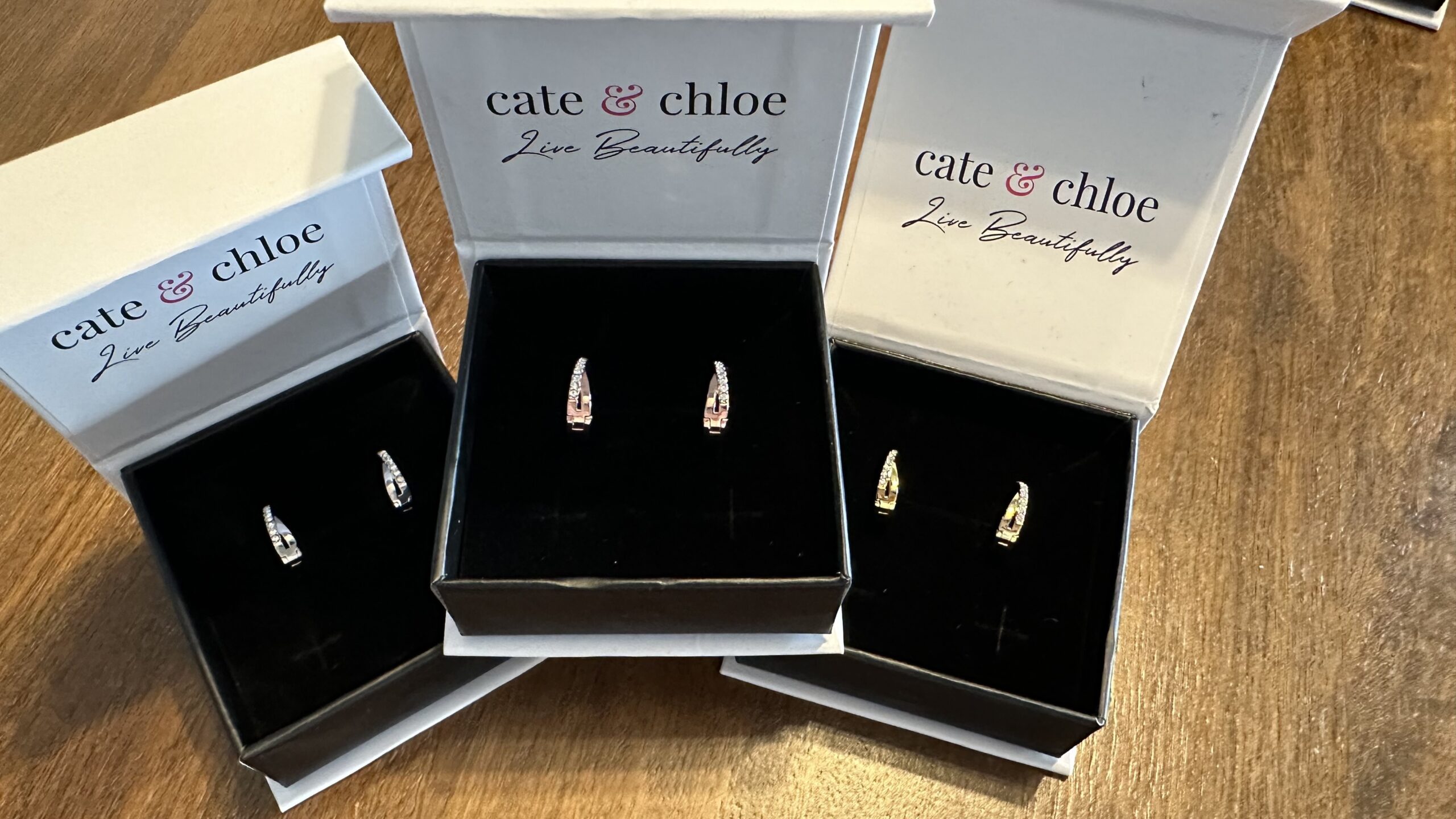 Cate & Chloe Amaya 18K Gold Plated Hoop Earrings Only $17.85 Shipped - The Freebie Guy® ️️️