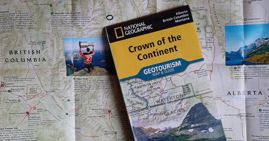 Free National Geographic Crown of the Continent Map & Guide Book - The Freebie Guy® ️️️