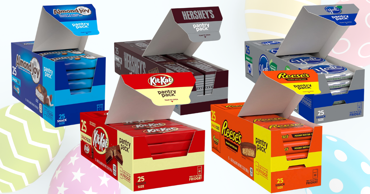 HOT CANDY DEAL! Snack Size Individually Wrapped Pantry Pack Candy 25 ...