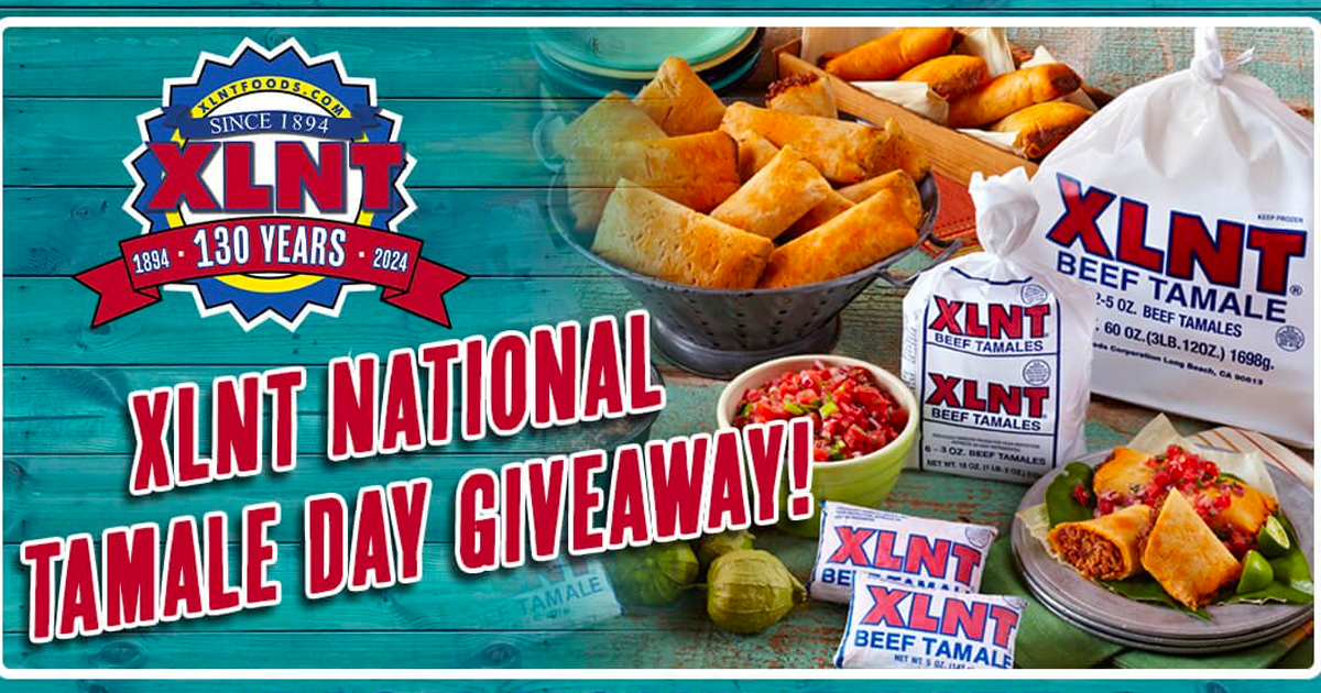 XLNT Foods National Tamale Day Giveaway 2024 - The Freebie Guy®