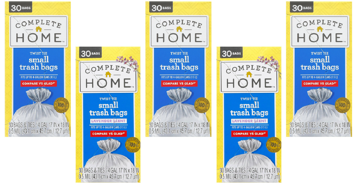 Complete Home Trash Bags Just $1 Per Box at Walgreens - The Freebie Guy ...