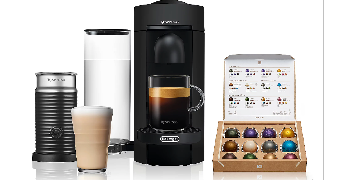 Nespresso Vertuo Bundle Only $129.98 Shipped (Reg. $277 - Comes w/ FREE ...
