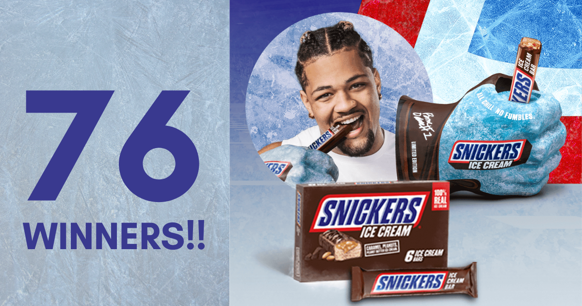 SNICKERS Ice Cream Chiller Sweepstakes - The Freebie Guy®