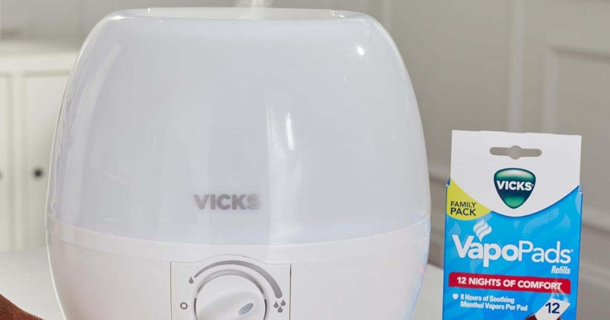 Vicks Humidifier Only $19.99 on Amazon (Reg. $50) - The Freebie Guy® ️️️