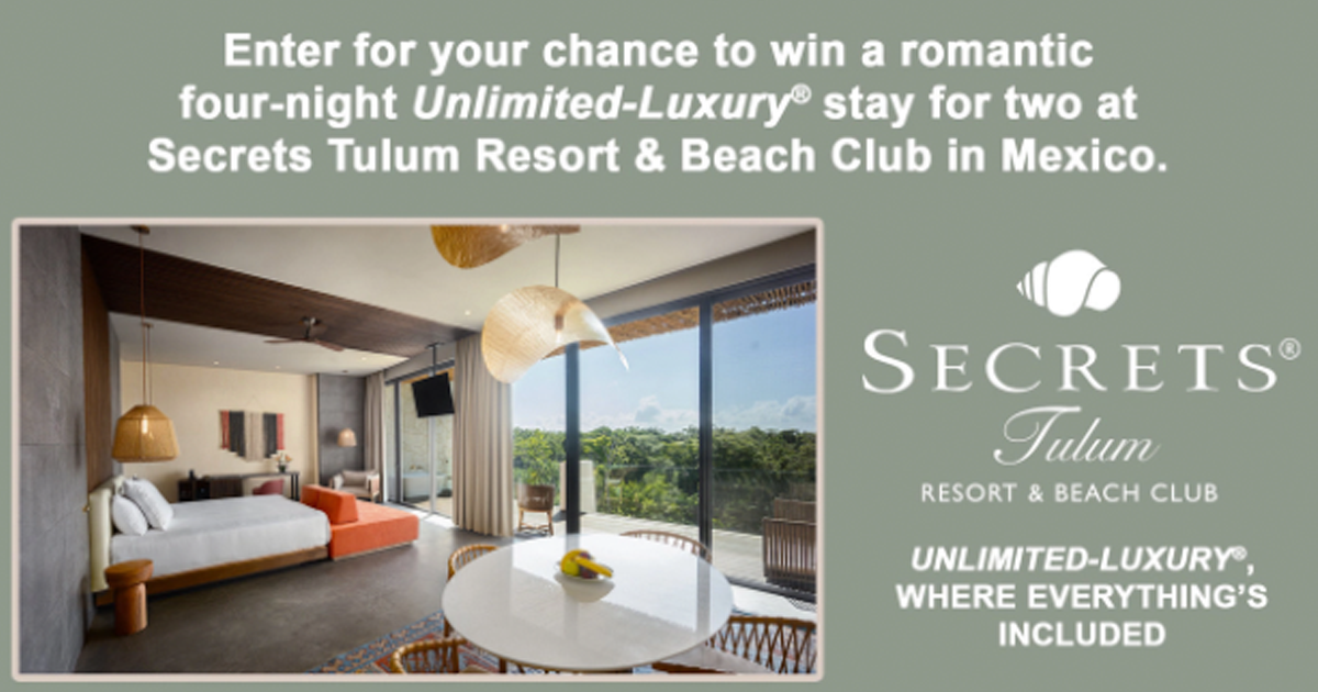 Ryan Seacrest’s Secrets Tulum Resort & Beach Club Love Unlimited ...