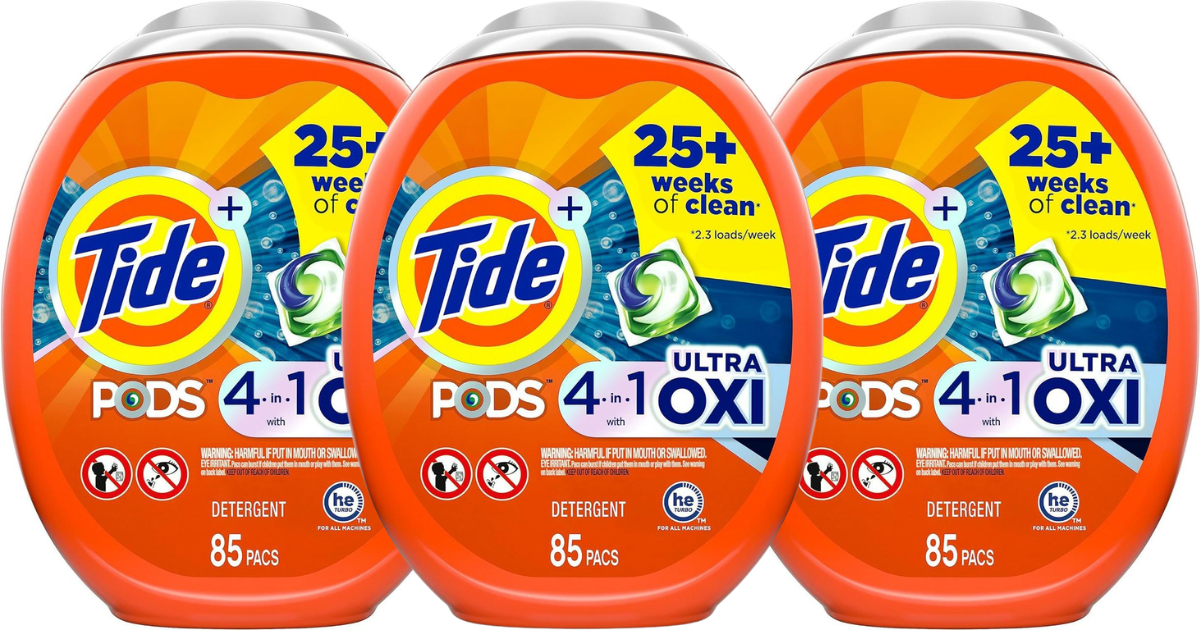 GO! Huge Tide Pods Tub: 85 Count Only $3.xx After Offers! - The Freebie ...