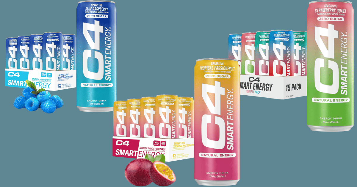 C4 Smart Energy Drink 12oz Pack of 12 Only $12.xx on Amazon ($27 Value ...