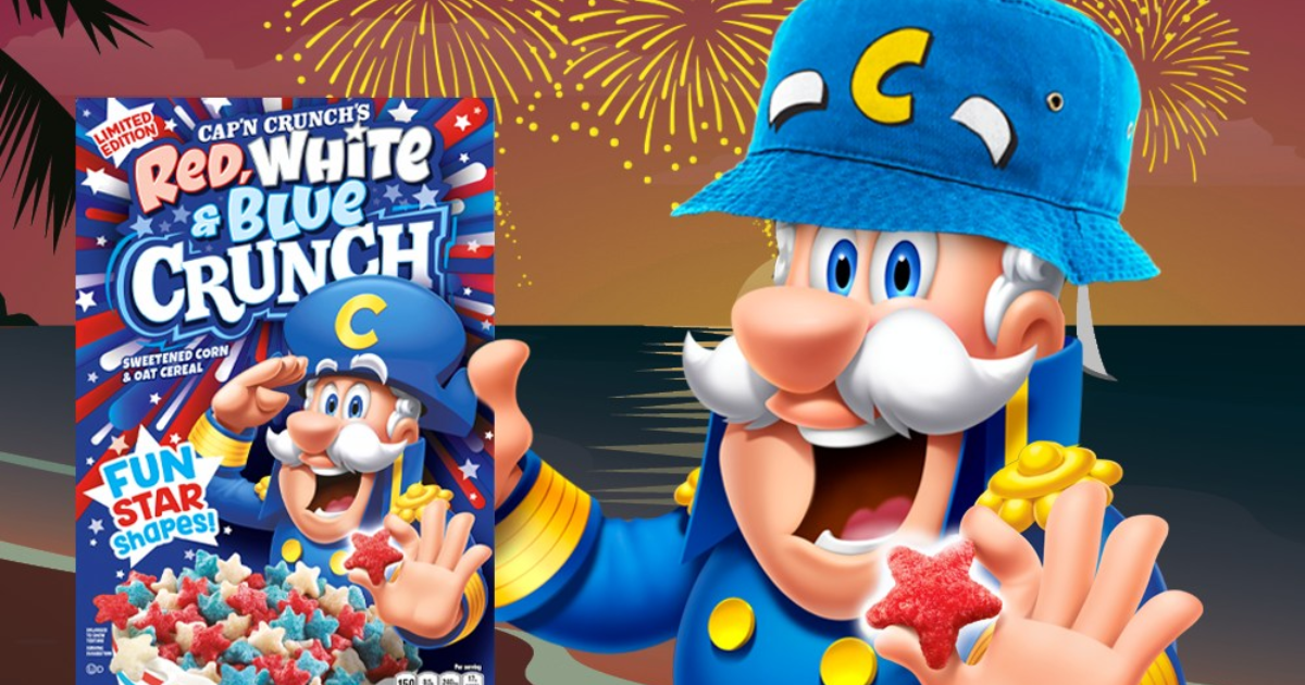 Cap'n Crunch Red White & Blue Giveaway - The Freebie Guy® ️️️