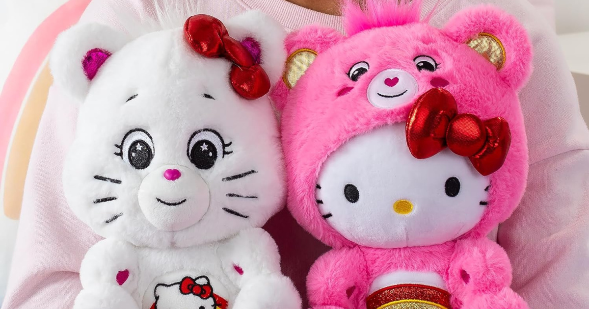 Care Bear x Hello Kitty Bears Only $9.97 on Amazon (Reg. $13) - The Freebie Guy® ️️️