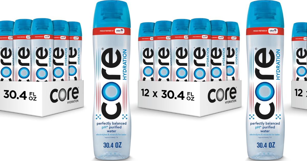Core Hydration Perfectly Balanced Water 12-Pack Only $11 Shipped on ...