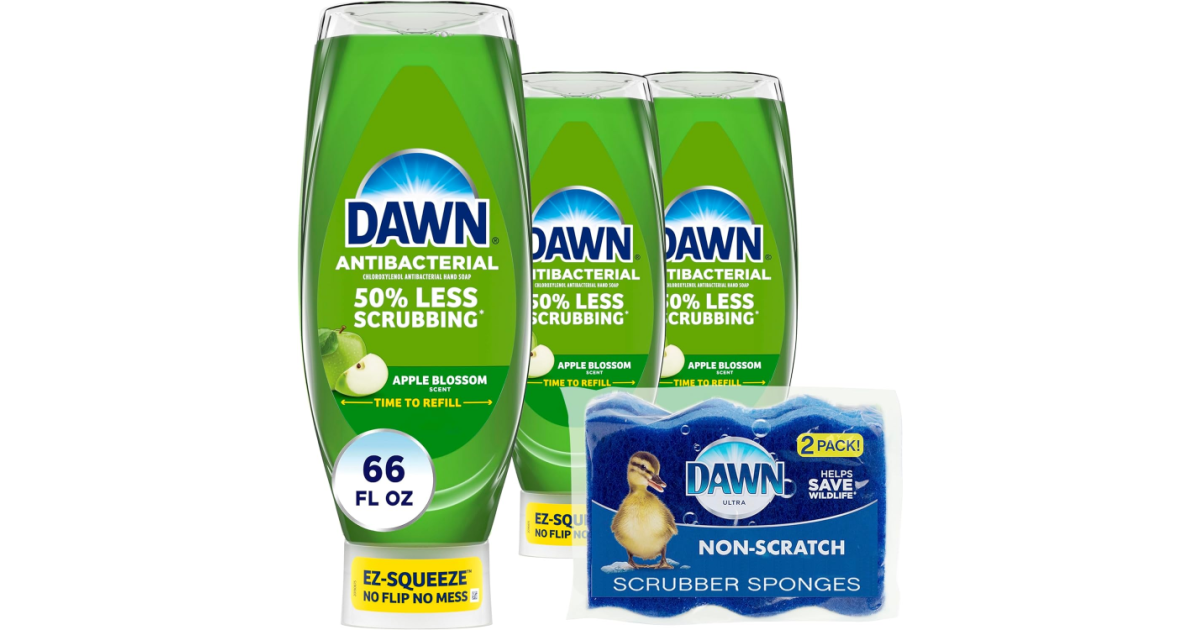 Dawn Antibacterial EZ-Squeeze Bundle Only $11 Shipped on Amazon - The ...