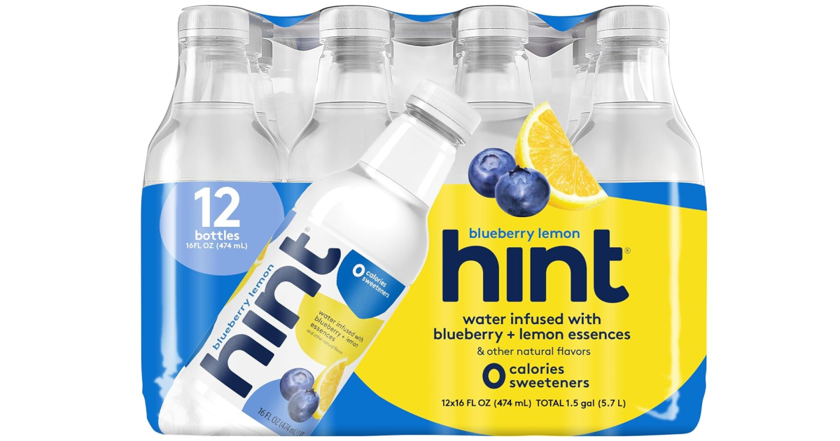 Hint Water 12-Pack Only $11.40 on Amazon (Reg $23) - The Freebie Guy® ️️️