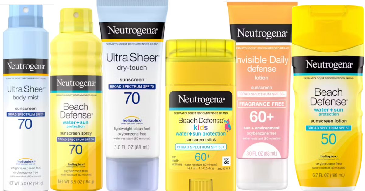 Triple Stack Savings on Neutrogena Sunscreens at Kroger | Prices from $3.32 w/ Pick-Up - The ...