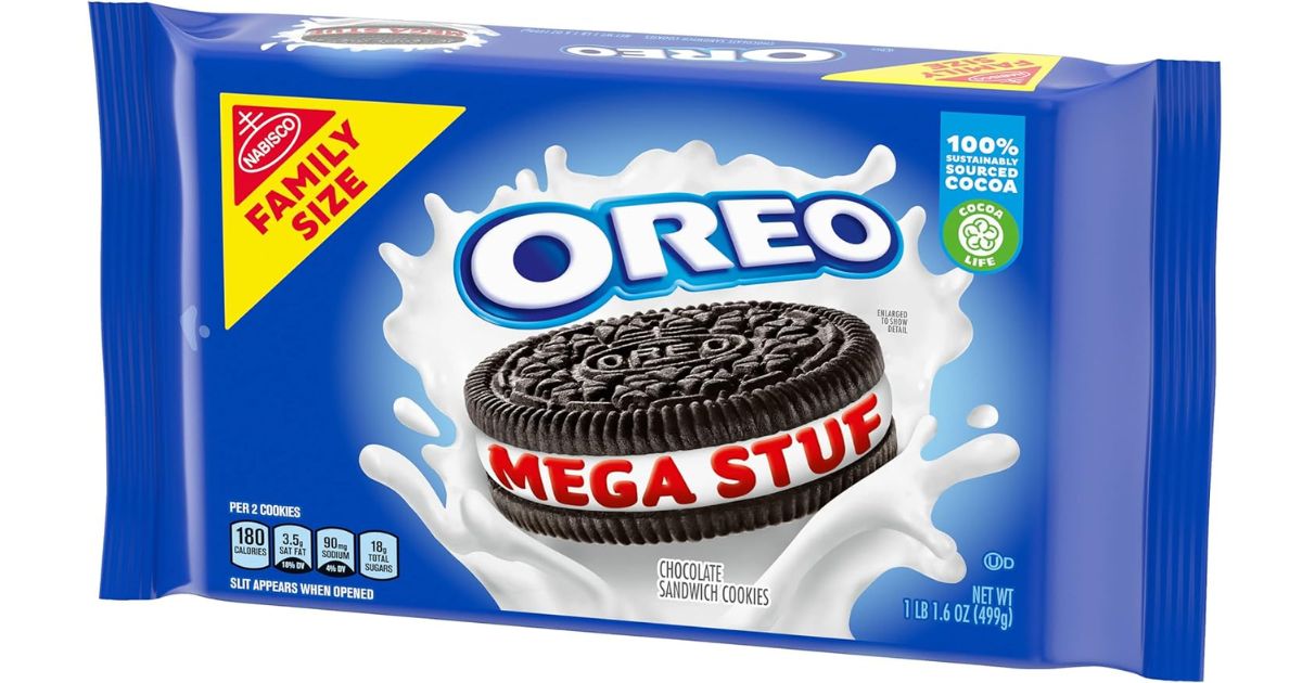 OREO Mega Stuf Family Packs 2/$4.28 Shipped - The Freebie Guy® ️️️